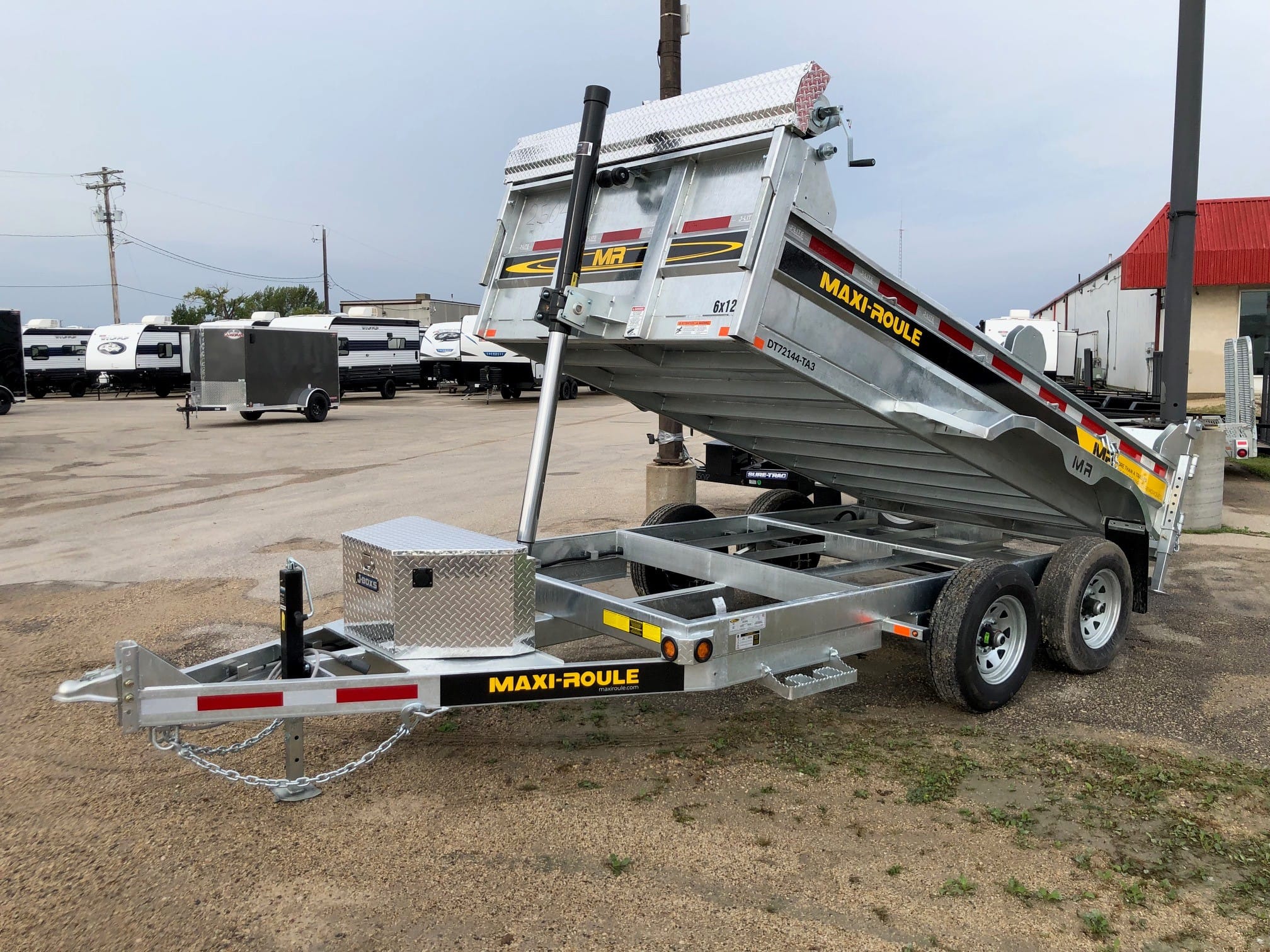 2025 Maxi-Roule 6 X 12 Galvanized Telescopic Dump Trailer 10K – Pik-A ...