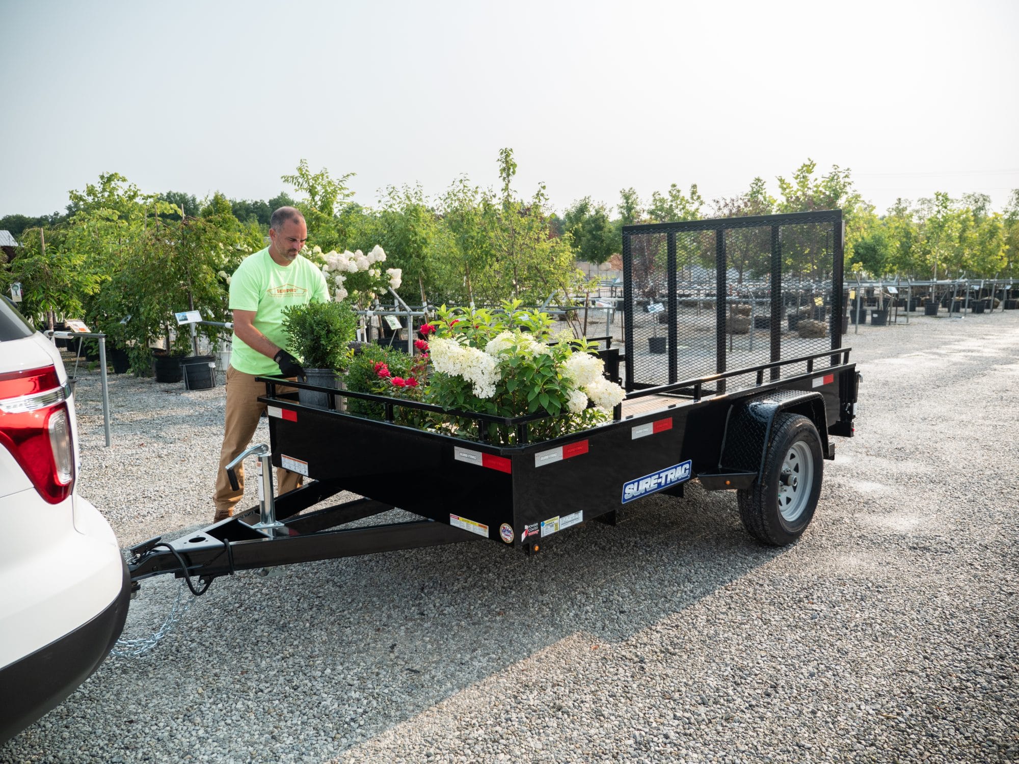 2025 Sure-Trac 7 X 12 Steel High Side Utility Trailer 5K Elec. Brakes ...