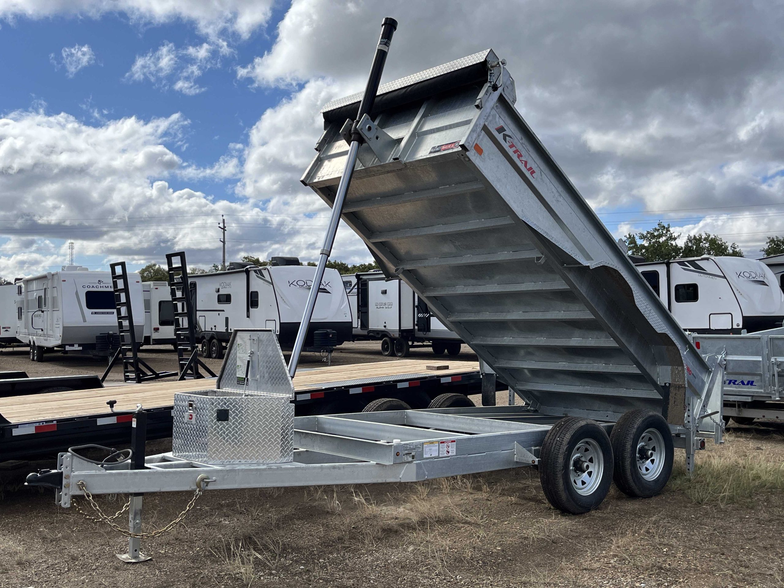 2025 K-Trail 6 X 12 Galvanized Telescopic Dump Trailer 10K – Pik-A ...