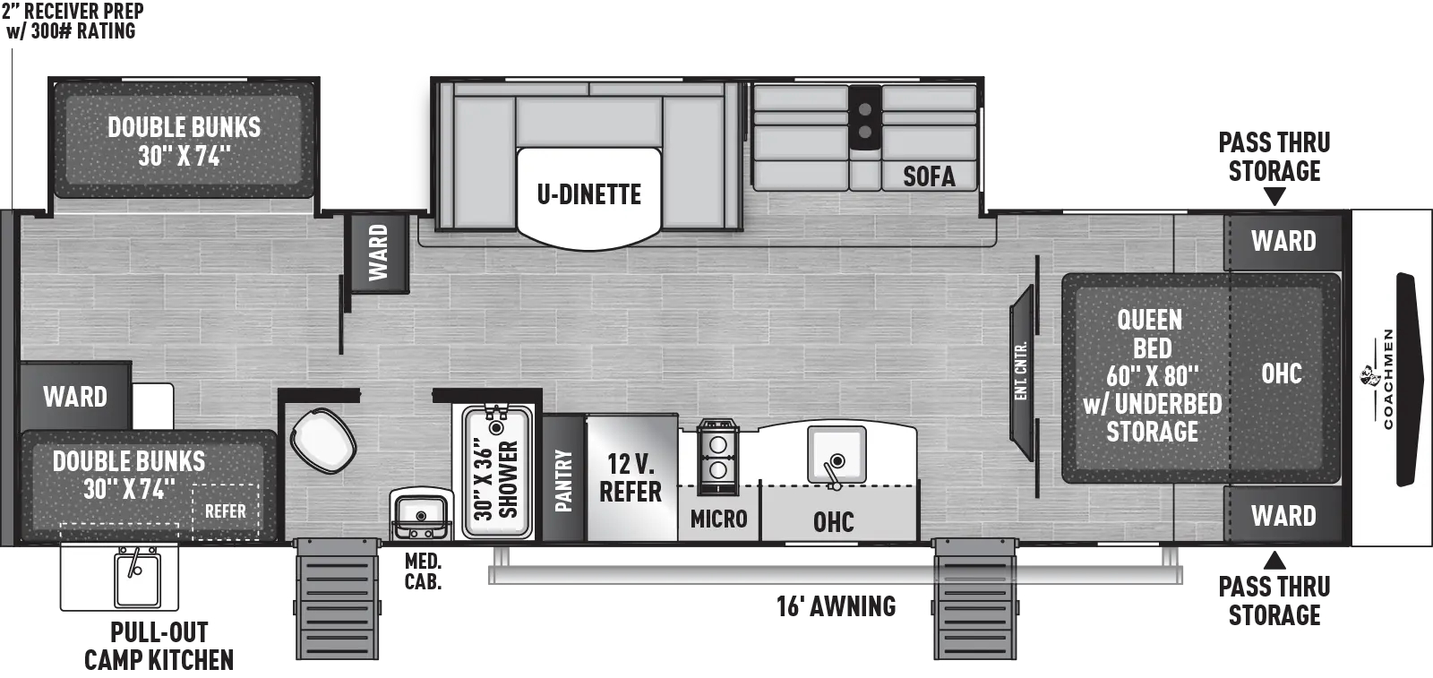2025 Freedom Express Select 31SE Bunk Room Camper Trailer – Pik-A-Dilly ...