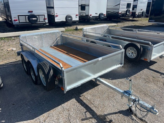 2025 K-Trail 5.5 X 10 Galvanized High Side Tandem Axle Utility Trailer ...