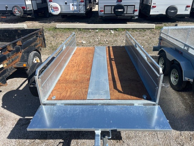 2025 K-Trail 5.5 X 10 Galvanized High Side Tandem Axle Utility Trailer ...